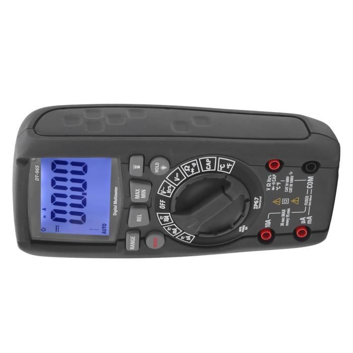 Multimètre Digital Testeur Dc/Ac, Multimètre De Conception À Double ...