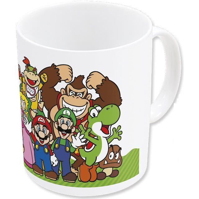 Mug - GAMESTOP LTD - Mario - 325ml - Blanc - Cylindrique - Cdiscount ...