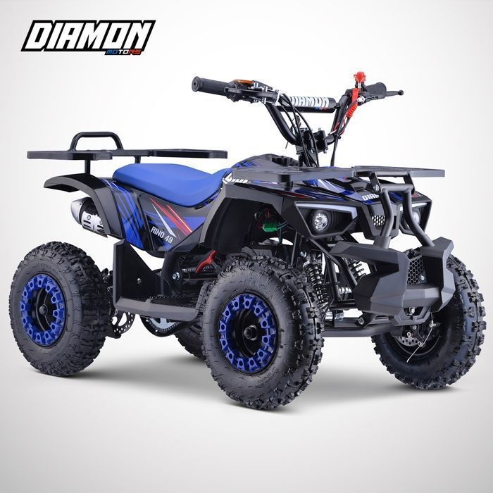 Pocket Quad BISON 49 / Mini Quad Enfant 50cc / Bleu - Cdiscount Auto