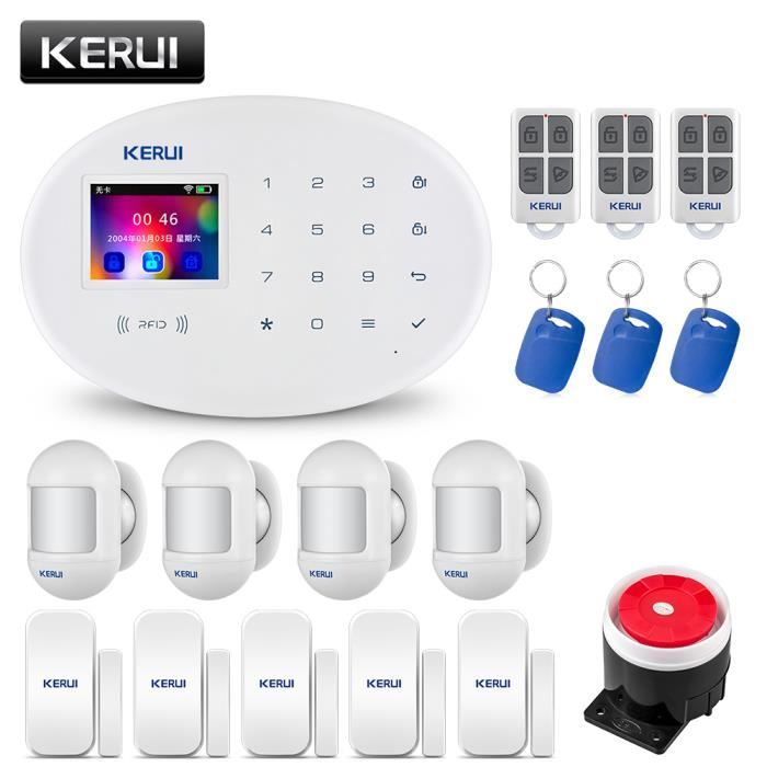 Kit d'alarme de sécurité domestique - RUMOCOVO - W20 - Wi-Fi GSM 4G ...