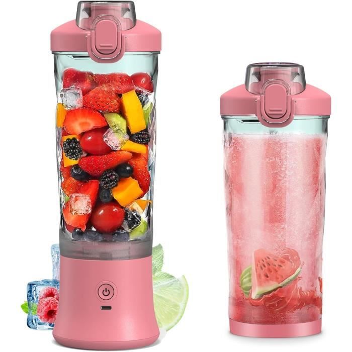 Portable Blender 600Ml Personal Size Juicer Cup For Shakes And ...