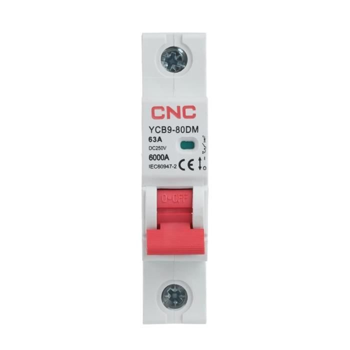 Interrupteur Différentiel,Disjoncteurs Électriques 1P Mcb 6Ka Dc 500V ...