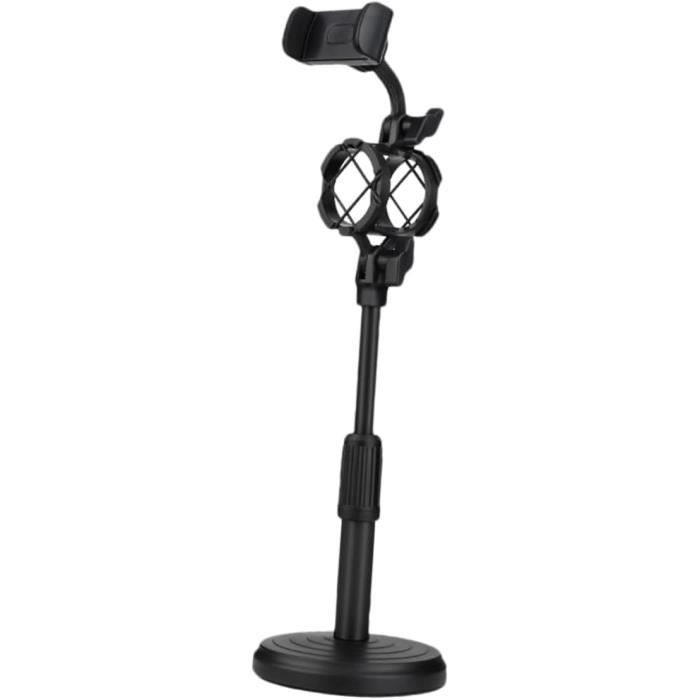 Desktop Live Stream Phone Microphone Réglable Téléphone Stand Portable ...