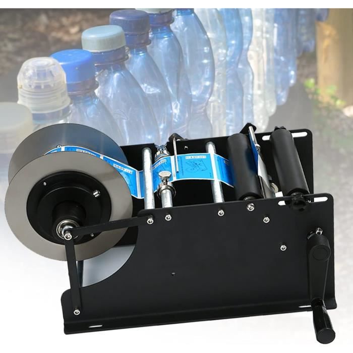 Machine à étiqueter, Étiqueteuse de Bouteilles Ronde Autocollante Semi ...