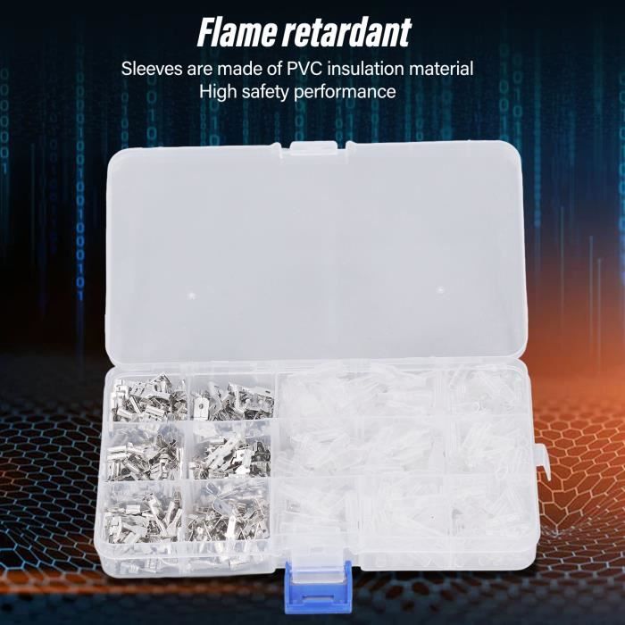 Pwshymi bornes de fil à cosse mâle femelle Pwshymi Connecteurs de fil à cosse mâle femelle ...