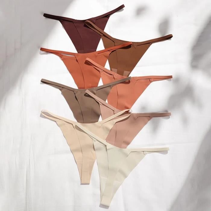 String sexy pour femme,sous-vêtement féminin,doux pour la peau,2023 ...