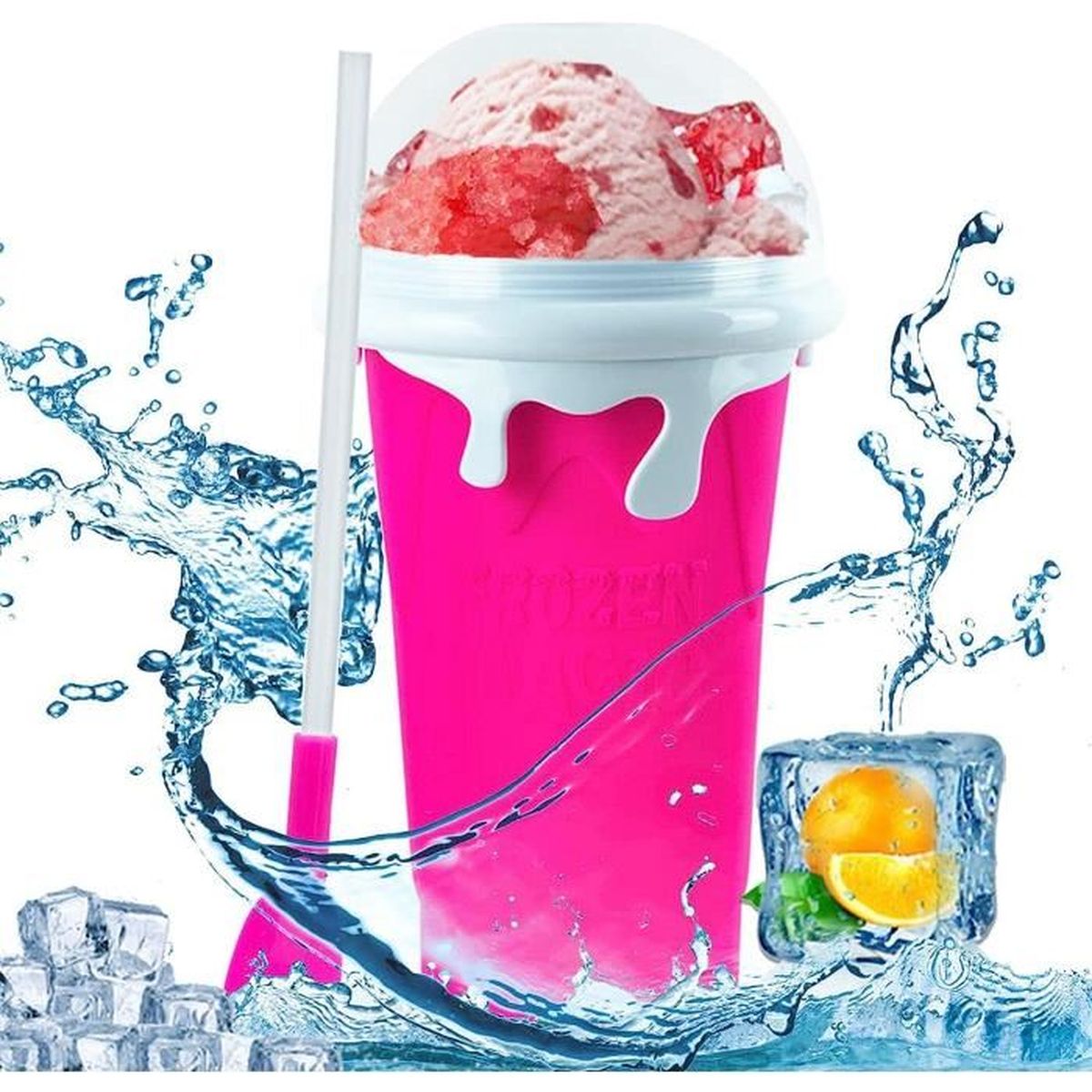 Slushy Cup, Frozen Magic Slushy Maker Cup, Frozen Smoothie Maker Cup ...