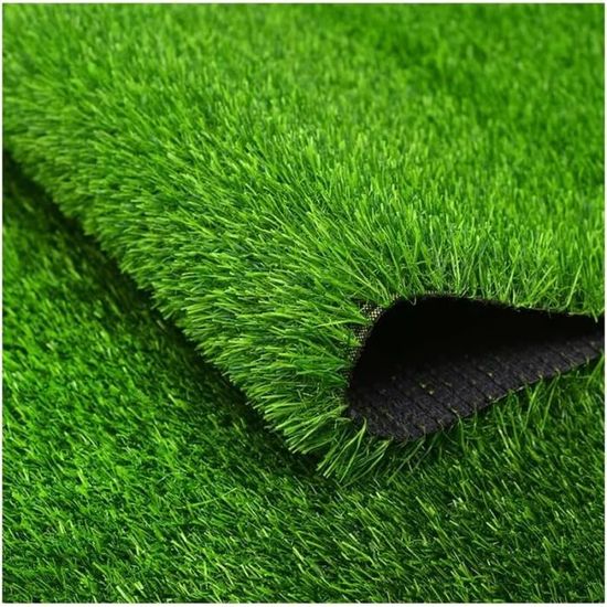 Simulation Pelouse Tapis Artificiel Faux Gazon Plastique Verdissement Balcon Extérieur Pépinière ...