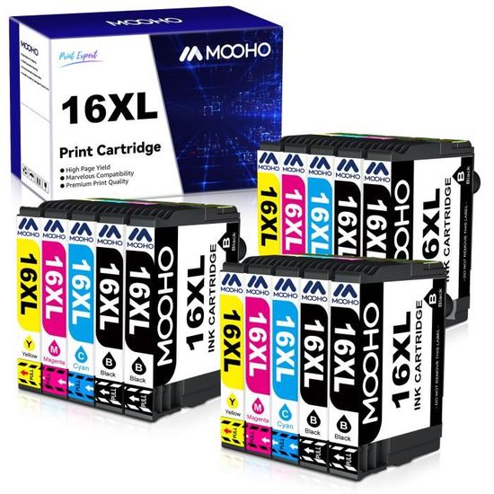 MOOHO 15 Cartouche Epson 16 XL 16XL multipack compatible pour Epson ...