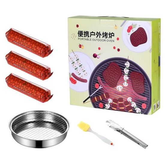 Barbecue jetable portable VGEBY - Allumage rapide - 28 cm/11,0 pouces ...