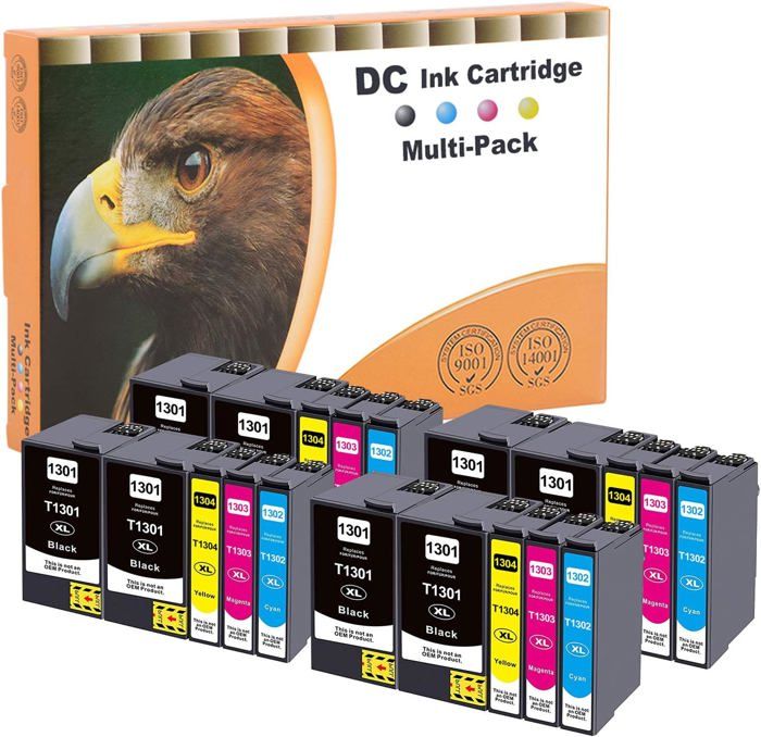 20x Cartouches d'encre compatibles pour Epson 13XL T1301 T1302 T1303 ...