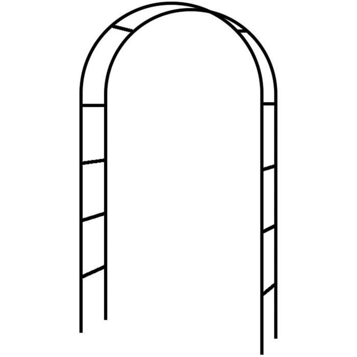Tuteurs pour Plantes Jardin Escalade Support Fleur Fer Arc Fleur Arc ...