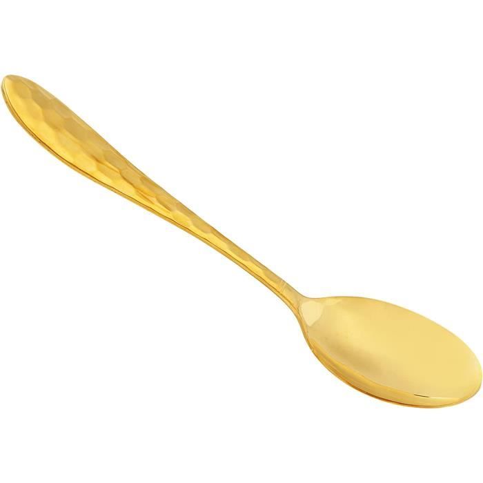 Ensemble de Cuillères à Soupe Petit Miroir Compact Poli Design ...