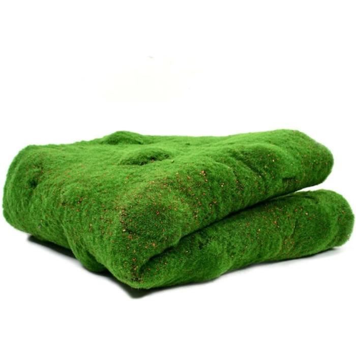 1x1m Gazon Artificiel Faux mousse Tapis Haute Qualité d'herbe de Décor ...