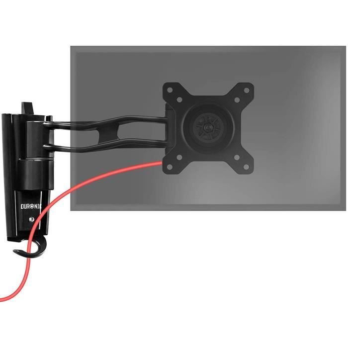 Support Mural pour écran de PC | Hauteur Ajustable | Inclinable-Rotatif ...