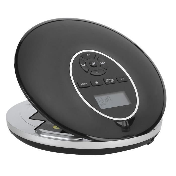 Qiilu Affichage LCD du lecteur CD Q50 Petit lecteur CD portable pour ...