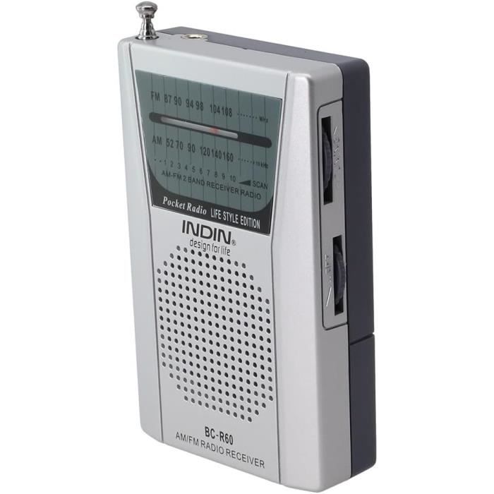 Radio Portable De Poche,Antenne Télescopique Mini Am-Fm 2 Bandes ...