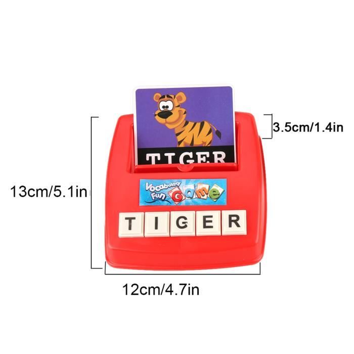 POU- Cartes de l'alphabet anglais Puzzles éducatifs pour enfants Jouets ...