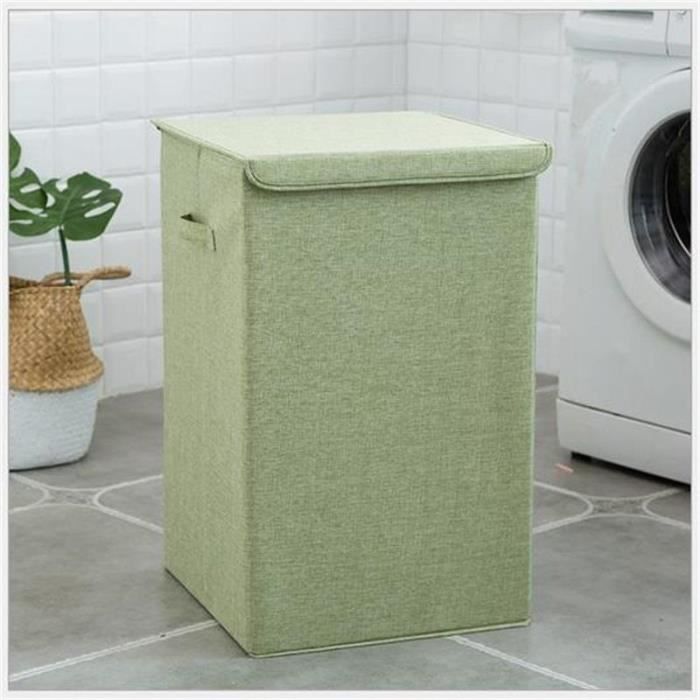 Kentop Panier à linge sale à couvercle Panier a linge sale pliable avec ...