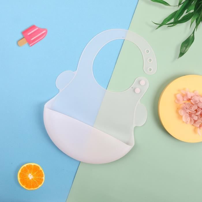 Lot De 2 Bébé Bavoirs Imperméable Unisexes EVA Bavoirs Bandana Bavette ...