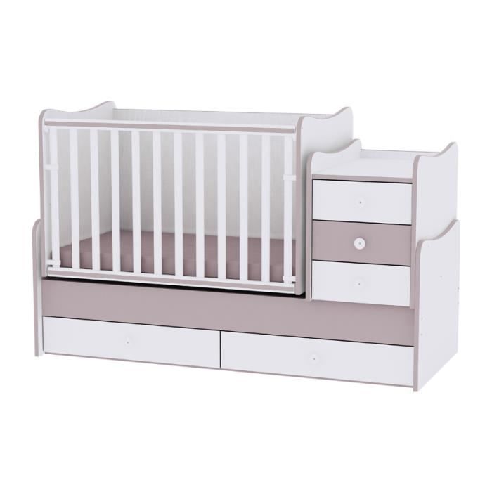 LORELLI MAXI PLUS 3en1 - Lit bébé évolutif - Dimensions 167x72x105 cm ...