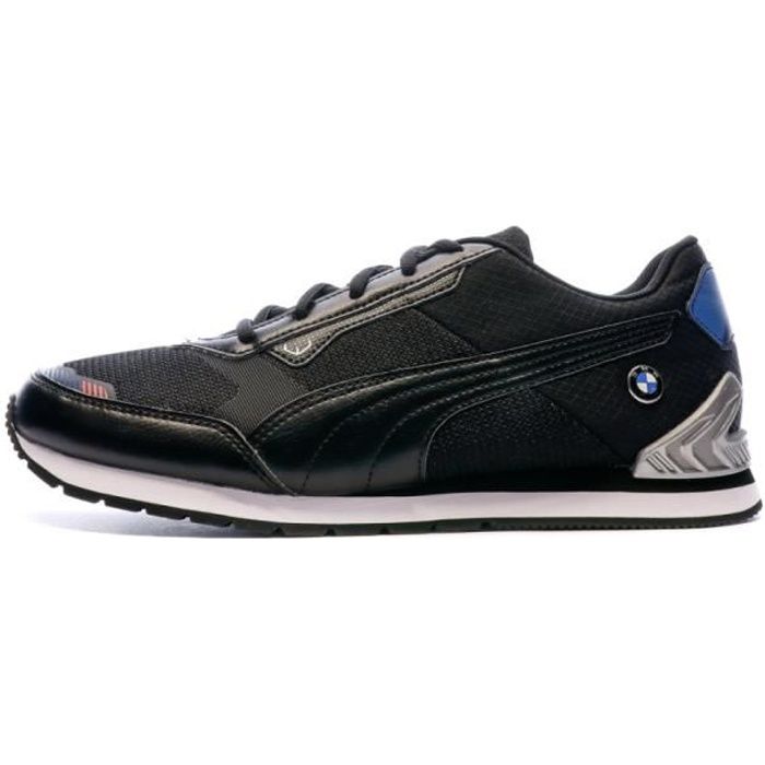 Baskets Noires Homme Puma Bmw Track Racer Black - Cdiscount Chaussures