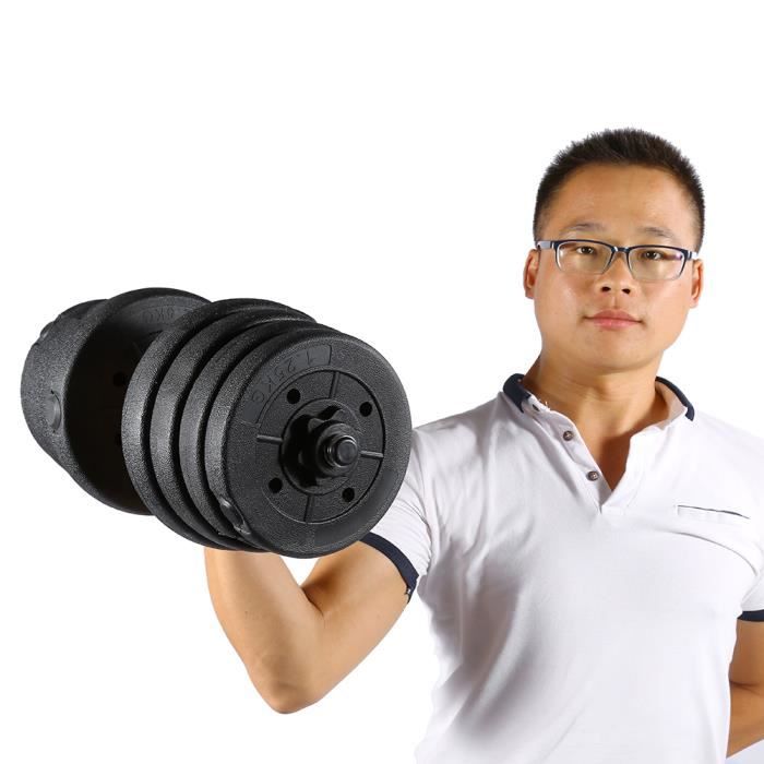 LEX Jeu d'haltères Poids Gym Workout Biceps Triceps Free Weights ...