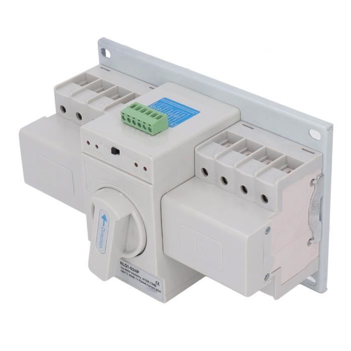 Tbest Automatic Transfer Switch, Mini 4P Generator Changeover Switch No ...