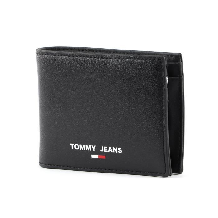TOMMY HILFIGER TJM Essential Leather Wallet and Coin Black [176468 ...