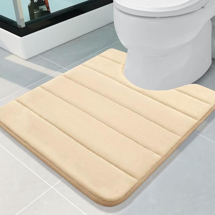 Tapis De Bain En Mousse À Mémoire De Forme - Support Antidérapant ...