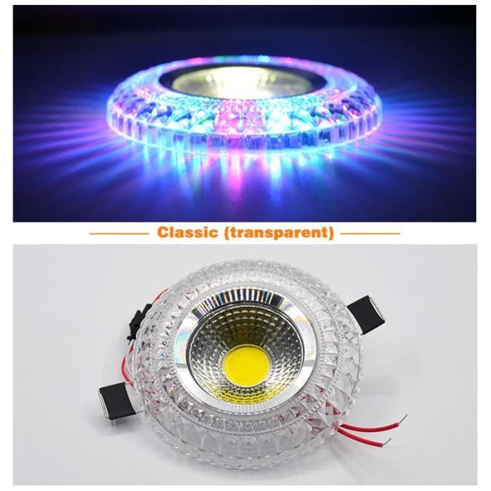SPOTS,Classic Transparent-5W 100Vto240V--Spot lumineux LED coloré avec ...