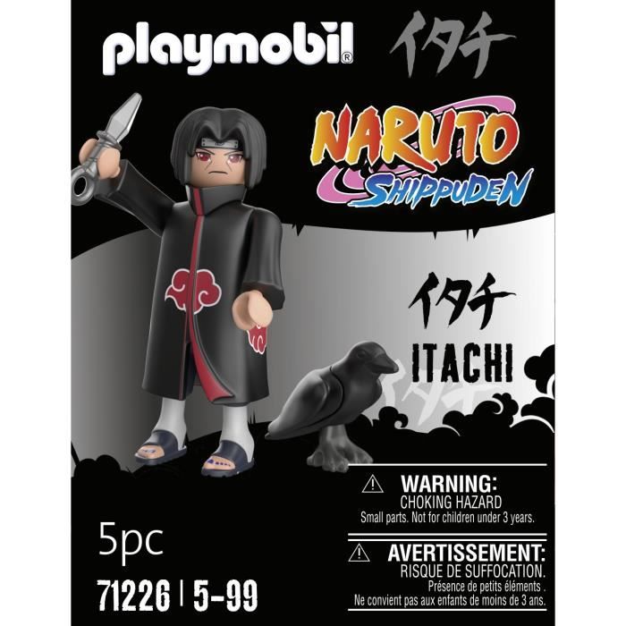 PLAYMOBIL 71226 Itachi Akatsuki - Naruto Shippuden - Dès 5 ans ...