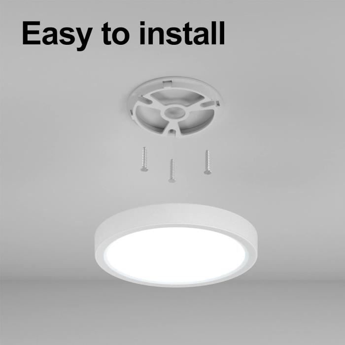 Petit Plafonnier Rond Led 12 W, Plafonnier Plat Moderne Pour Couloir ...