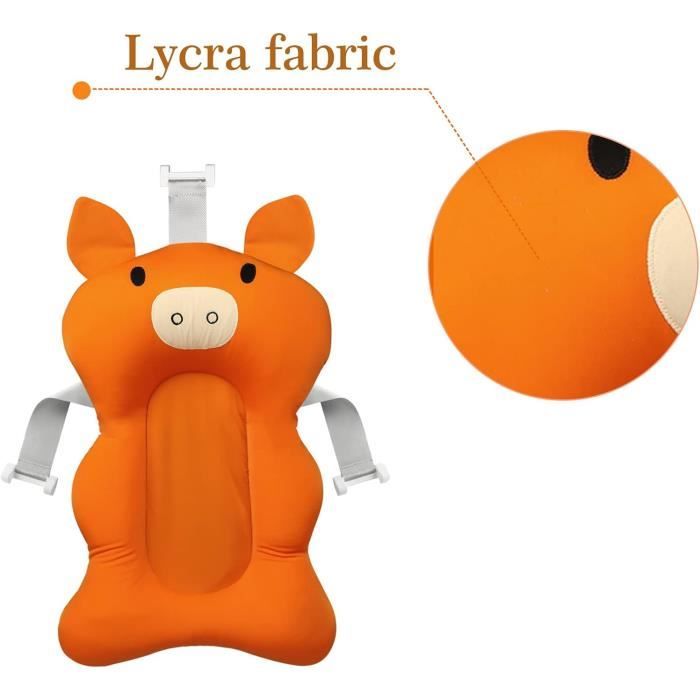 Tapis De Bain Bébé Coussin Baignoire Pliable Nouveau-Né Chaise De Bain ...