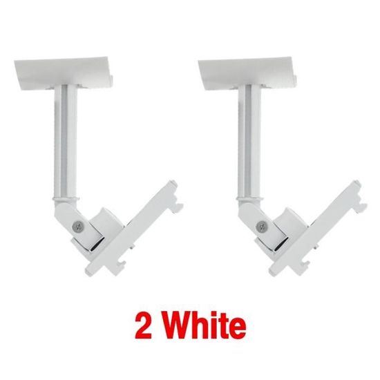 2 Blanc - support mural universel pour haut-parleur BOSE, en acier ...