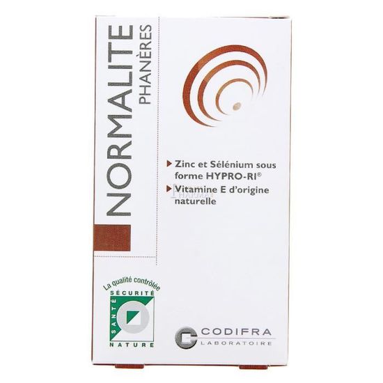 Codifra Normalite Phaneres 60 gélules - Cdiscount Santé - Mieux vivre