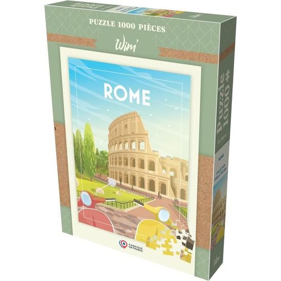 Puzzle Rome Wim' 1000 Pieces, Pwrom[u5161] - Cdiscount Jeux - Jouets