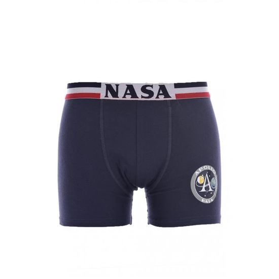 Boxer Stretch à Ceinture Logo - Nasa - Bleu Bleu - Cdiscount Prêt-à-Porter