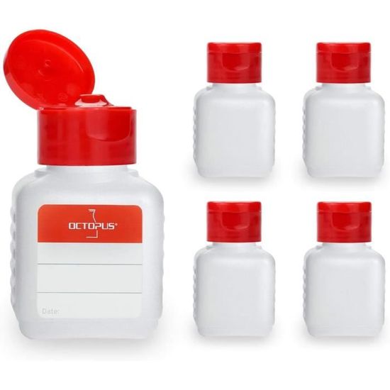 Bouteilles En Plastique 5 X 50 Ml, Bouteilles En Plastique Pe-Hd Avec ...