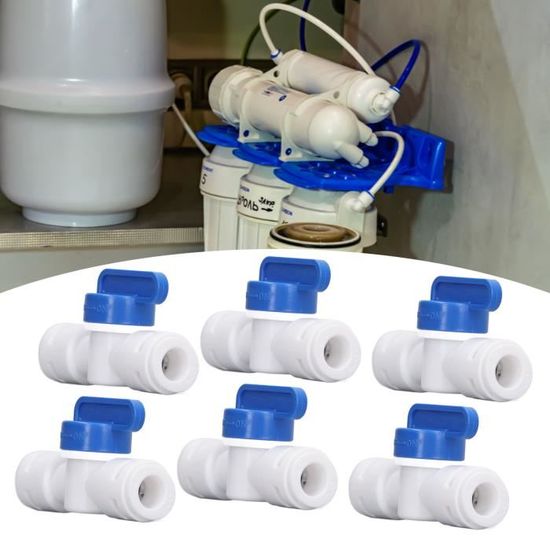 XIJ Vanne à bille d'arrêt en ligne Accessoires de Purificateur D'eau ...