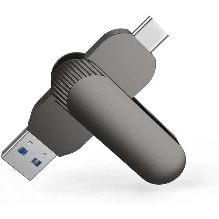 Clé usb c 128 go, otg 2 en 1 usb type c 3.0, clef usb c 128go métal usb ...