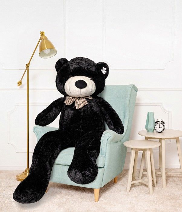 DEAR BEAR Teddy Bear Large XXL (Black, 190cm) Classico - Ours en ...