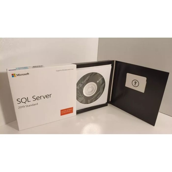 Microsoft SQL Server 2019 Standard 16 Core and 10 CALs Retail Box ...
