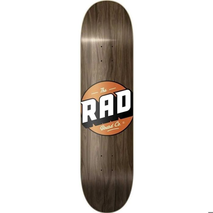 Planche de skate RAD Board Solid Logo - Marron - 20,95 cm - Achat ...