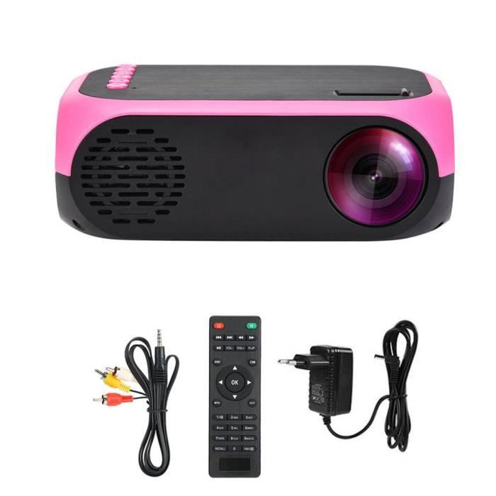 Alomejor micro projecteur HD Projecteur LED Mini projecteur de poche ...