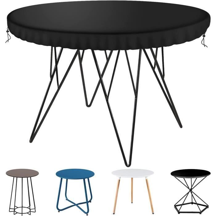 Nappe Ronde de Jardin - 600D Housse de Dessus de Table de terrasse ...
