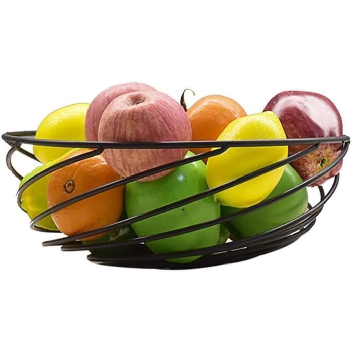 Fruit Bowl Panier, Ronde Fruit Bowl En Fil Métallique, Corbeille De ...