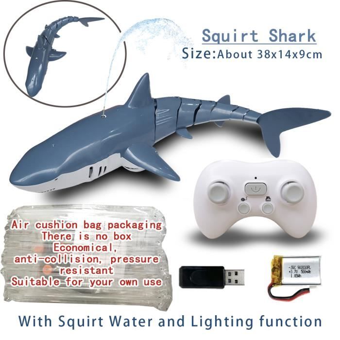 Squirtwater Shark B1 - Robot requin télécommandé pour enfants, jouets ...