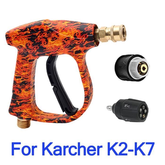 ROUE-Pistolet à eau haute pression pour lavage de voiture,Karcher K2,K3,K4,K5,K6,K7,tuyau en ...