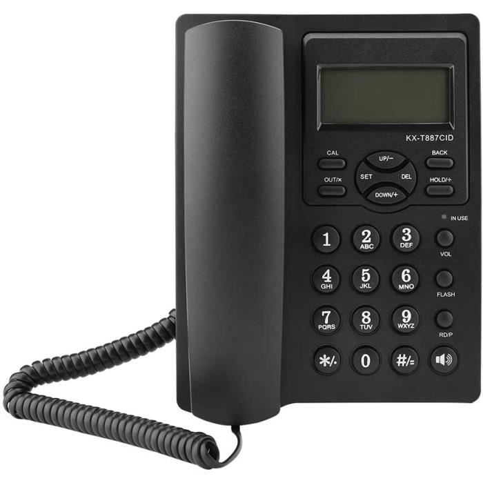 Téléphone Filaire de Son Clair de Suppression du Bruit, Téléphone Fixe ...